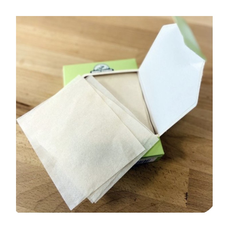 Boîte de 100 filtres à thé en papier